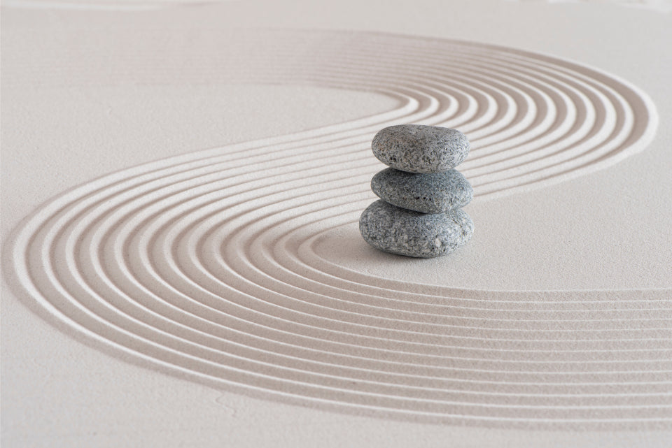 Zen Garden Stones Balance Wall Mural - Giffywalls
